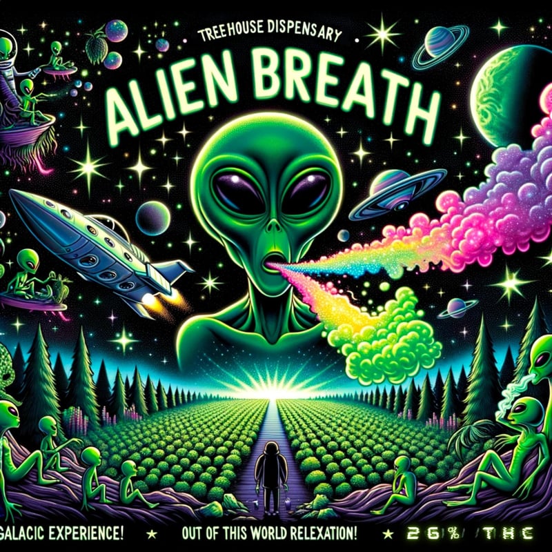 ALIEN BREATH (Indoor) Cannabis Flower at Treehouse Dispensary Chiang ...