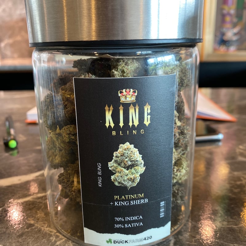 KING BLING Cannabis Flower at ร้านกัญชา DuckFarm420Shop in Samut Prakan - Weed in Thailand